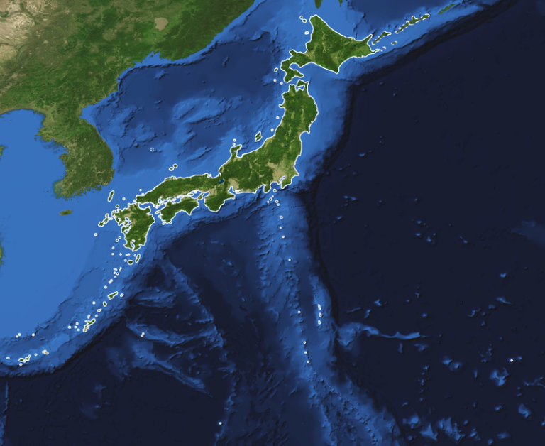 Maritime Geography Of Japan - Blue Japan