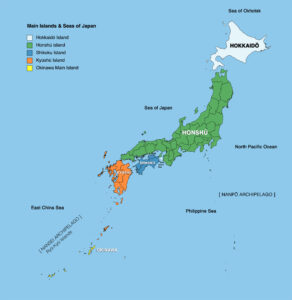 Islands of Japan - Blue Japan