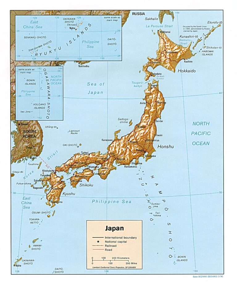 Maritime Geography Of Japan - Blue Japan