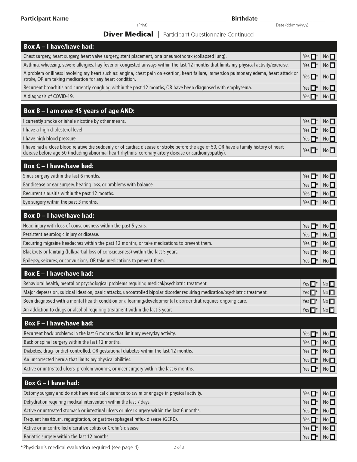 Diving Practicalities - Blue Japan